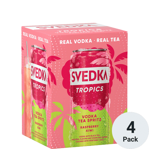 SVEDKA Tropics Raspberry Kiwi Vodka Tea Spritz | Total Wine & More