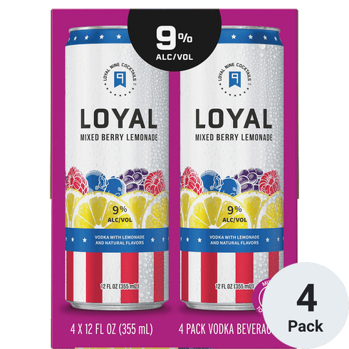 Loyal 9 Mixed Berry Lemonade | Total Wine & More