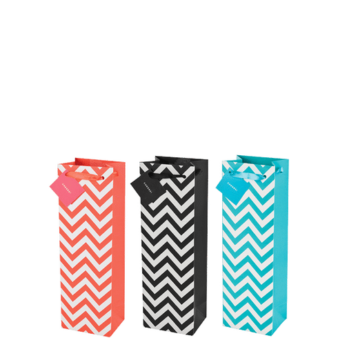 Gift Bag Chevron Asstd | Total Wine & More