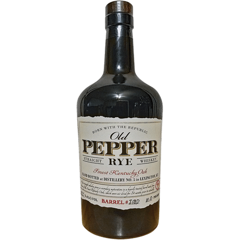Old Pepper Rye Whiskey | Total Wine & More