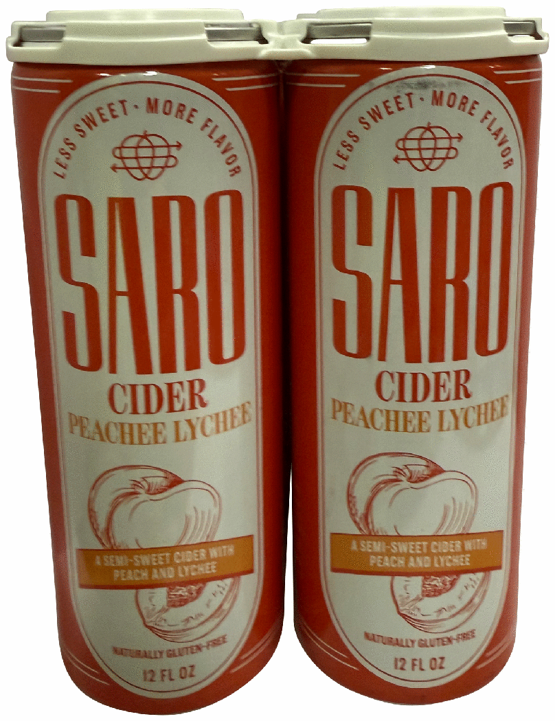 Saro Peachee Lychee Cider - Beer | Total Wine & More