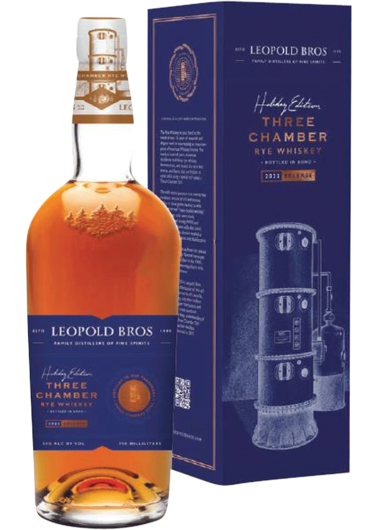 Leopold Three Chambers Rye Whiskey Holiday Edition | Total Wine & More