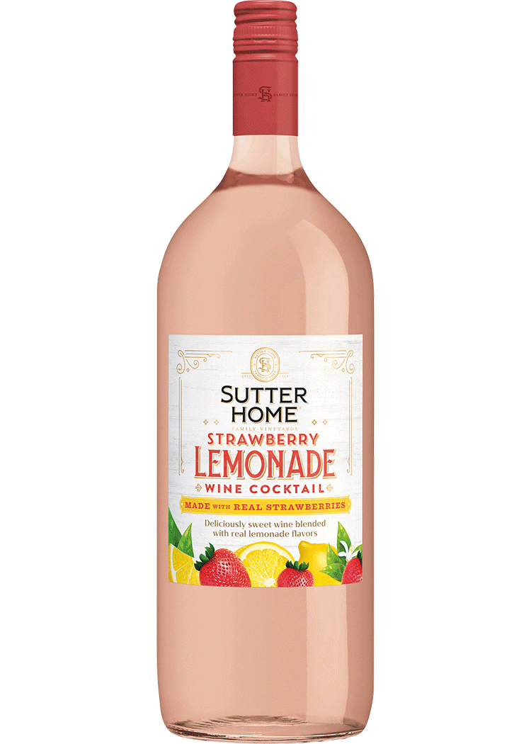 Sutter Home Strawberry Lemonade Wine Cocktail | Total Wine & More