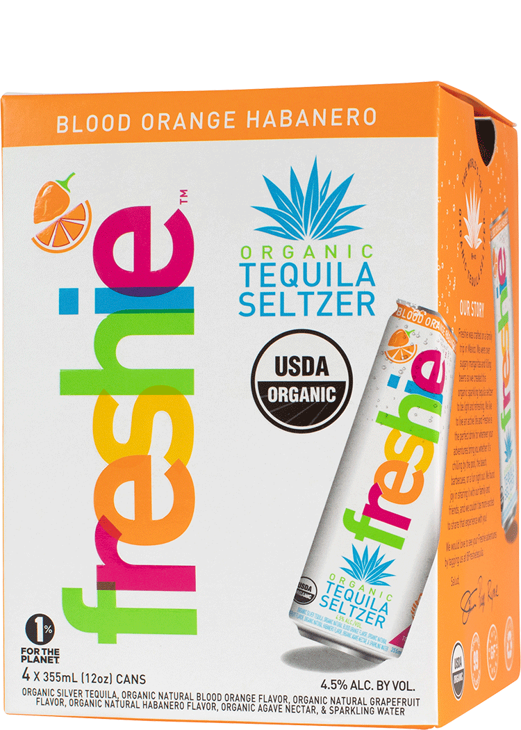 Freshie Blood Orange Habanero Organic Tequila Seltzer | Total Wine & More