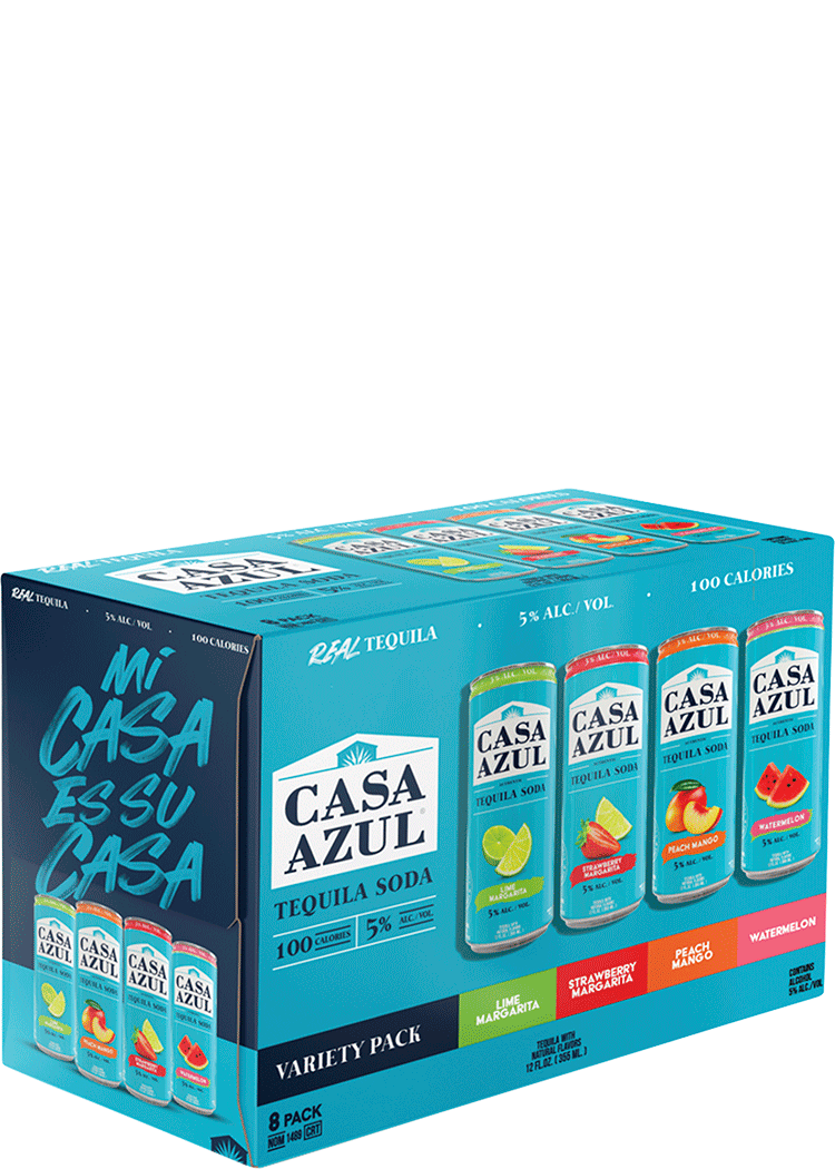 Casa Azul Tequila Soda Variety Pack | Total Wine & More