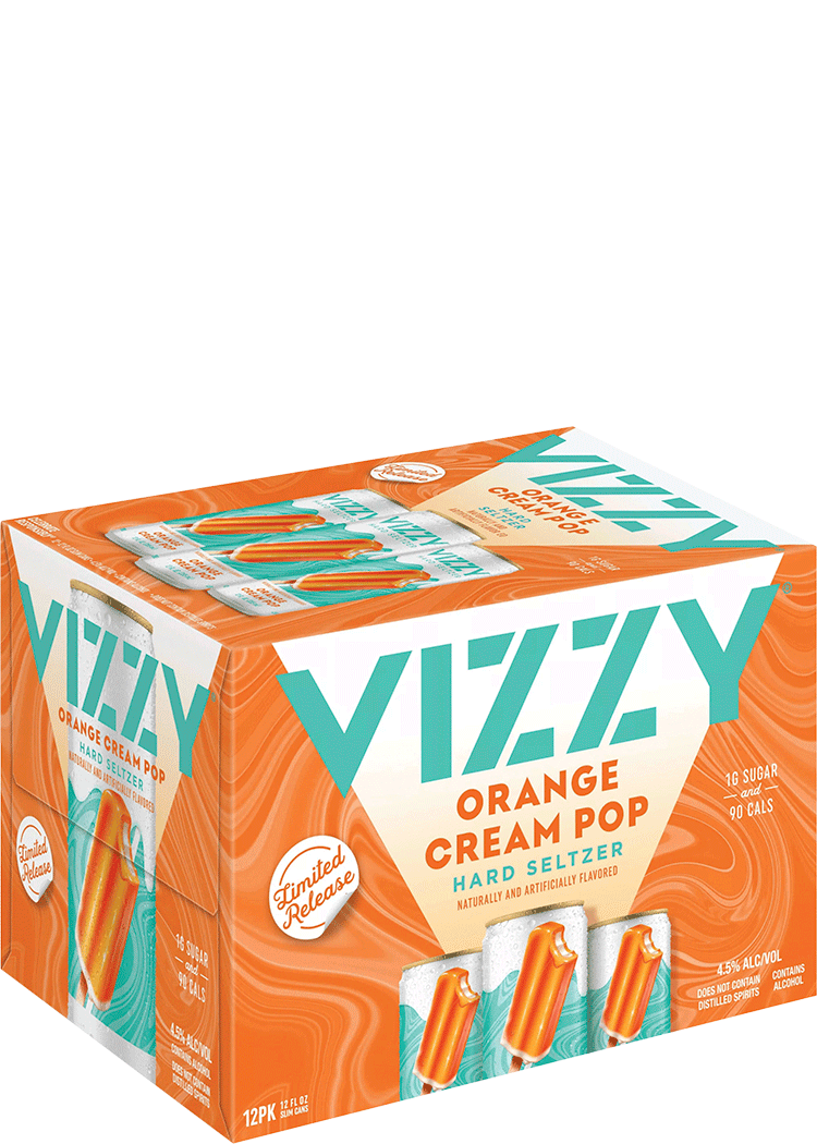 Vizzy Orange Cream Pop | Total Wine & More
