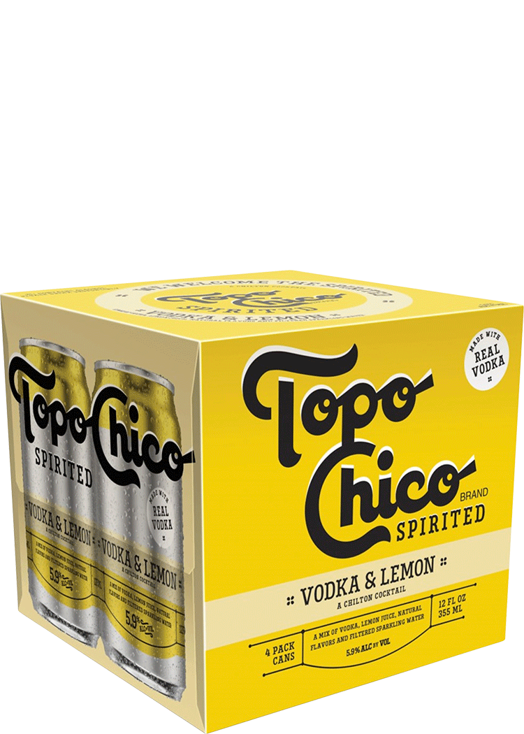 Topo Chico Spirited Vodka Lemon | Total Wine & More