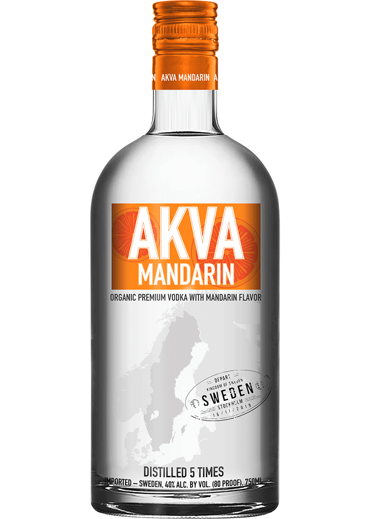 Akva Mandarin Swedish Vodka | Total Wine & More
