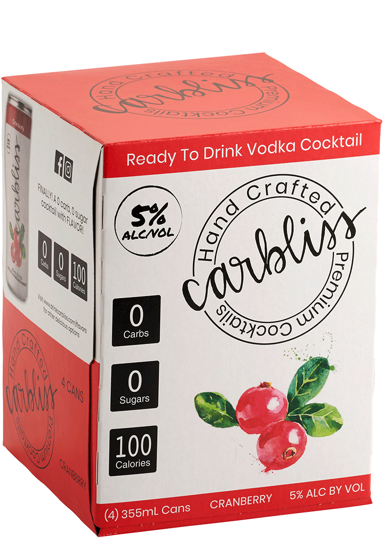 Carbliss Vodka Cranberry | Total Wine & More