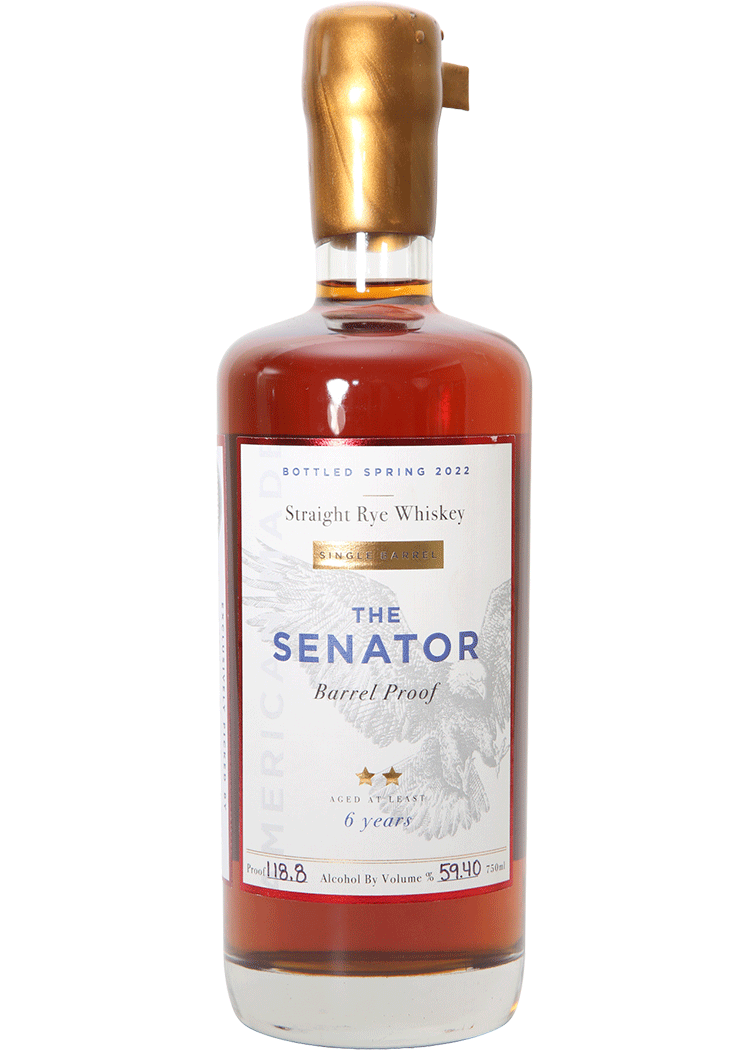 Proof & Wood The Senator 6 Year Rye Barrel Proof Barrel Select | Total ...