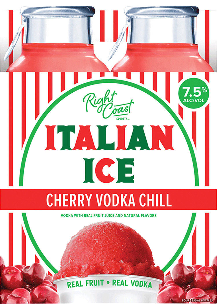 Right Coast Italian Ice Cherry Vodka Chill | Total Wine & More