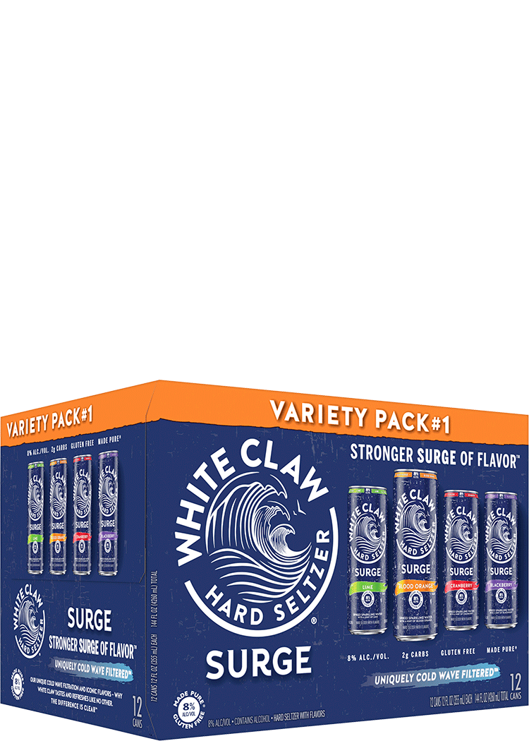 White Claw Hard Seltzer SURGE Variety | Total Wine & More