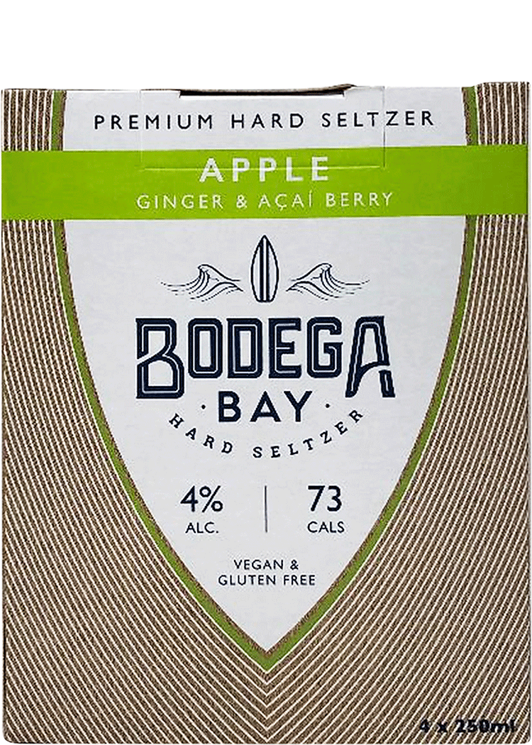 Bodega Bay Apple Ginger Acai Hard Seltzer | Total Wine & More