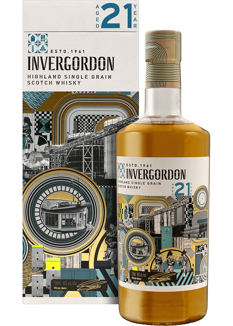 Invergordon 21Yr Single Grain Scotch Whisky | Total Wine & More