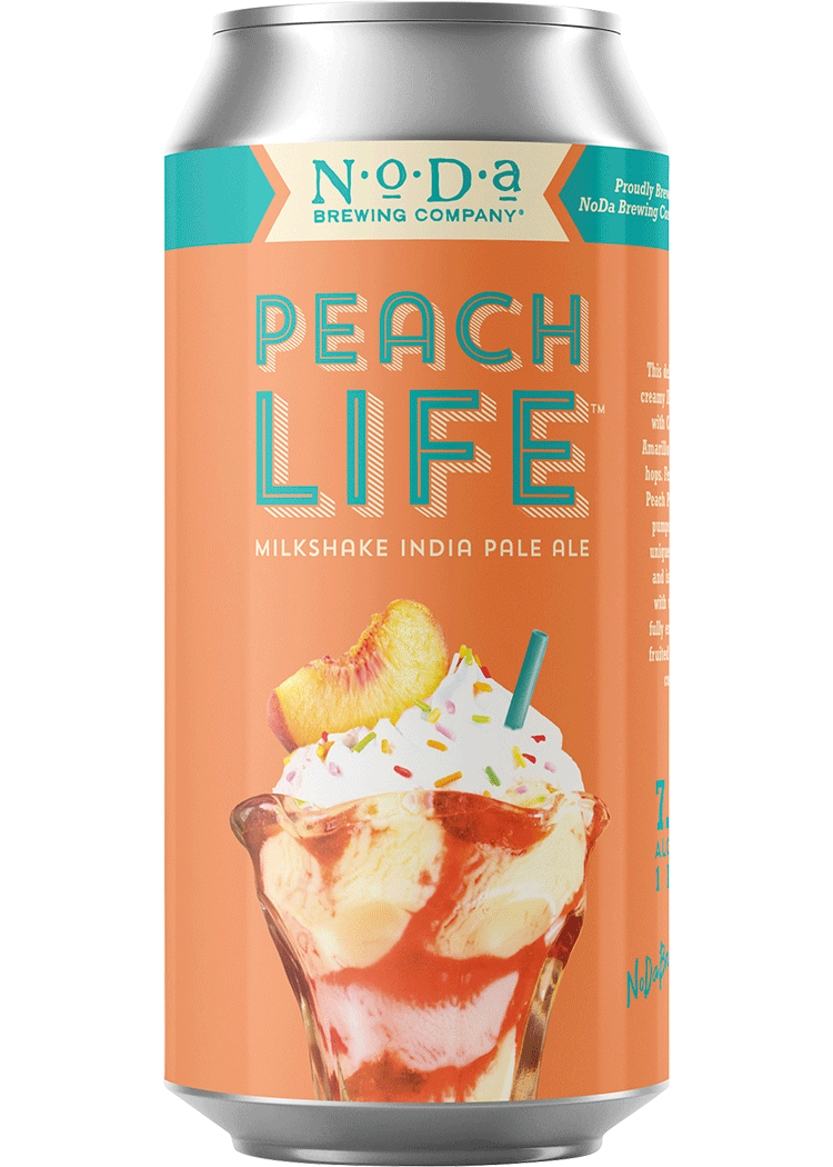 NoDa Peach Life Milkshake IPA | Total Wine & More
