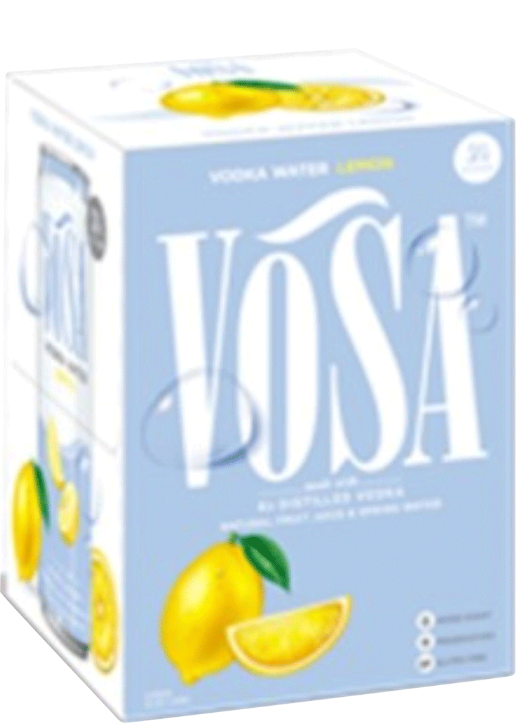 Vosa Vodka Lemon Water | Total Wine & More