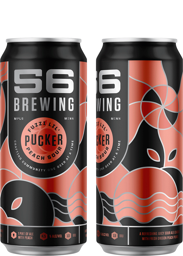 56 Brewing Fuzzi Lil' Pucker: Peach Sour | Total Wine & More