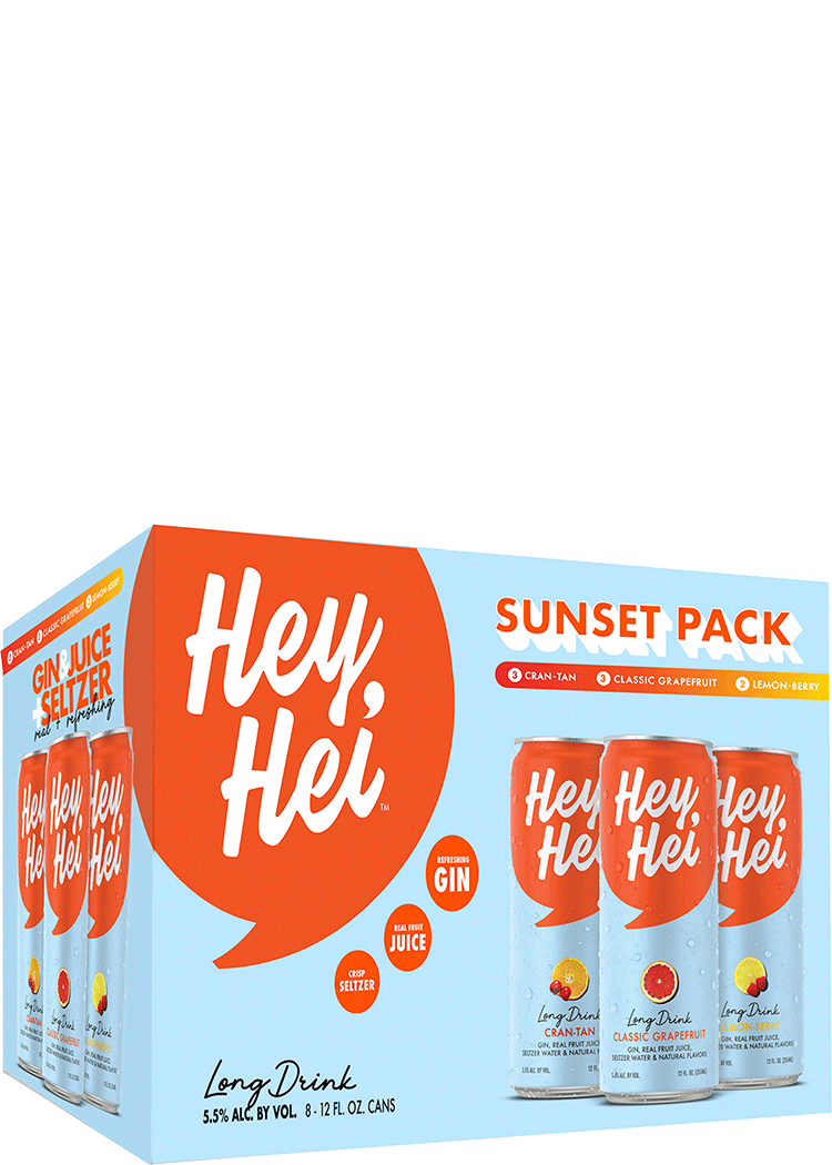 Hey Hei Sunset Hard Seltzer Variety | Total Wine & More