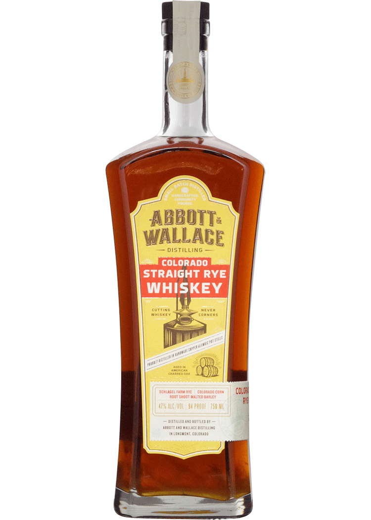 Abbott & Wallace Colorado Straight Rye Whiskey | Total Wine & More