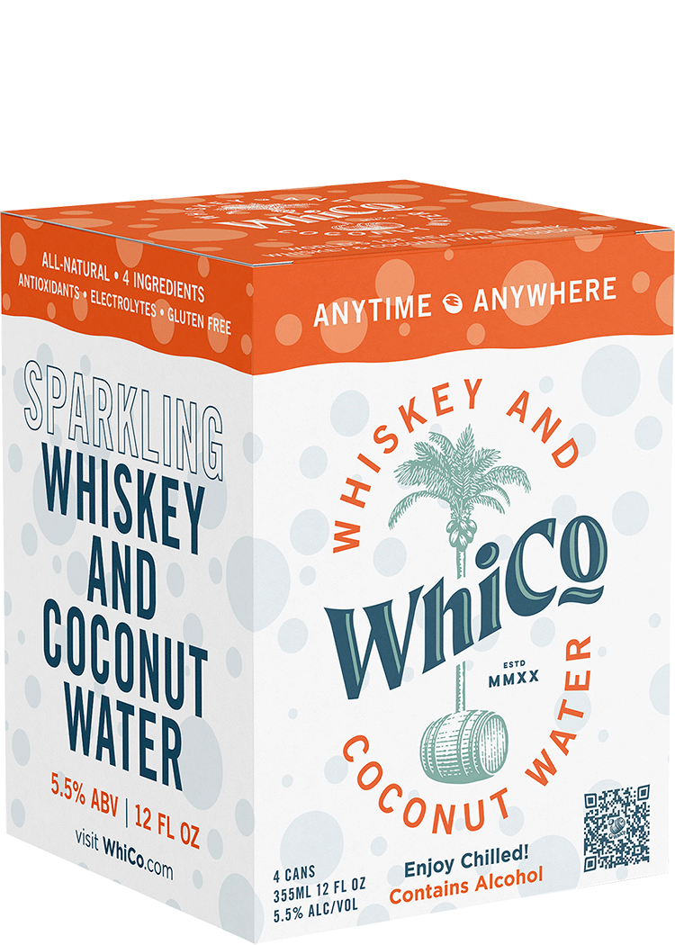 WhiCo Sparkling Whiskey & Coconut | Total Wine & More