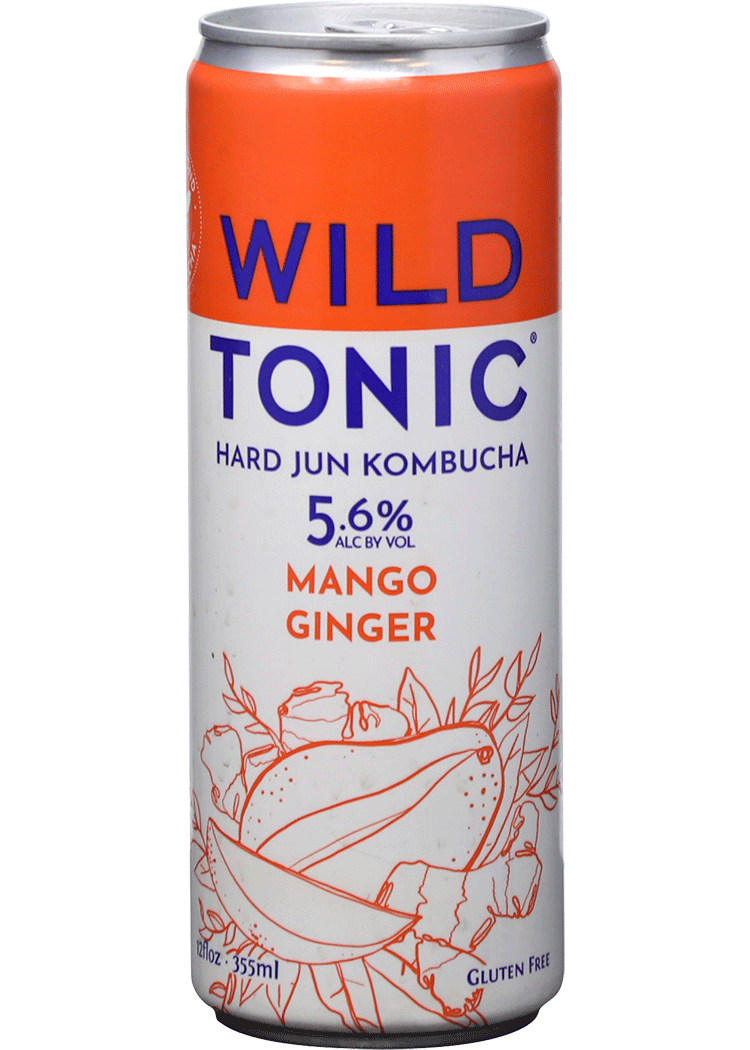 Wild Tonic Kombucha Mango Ginger | Total Wine & More