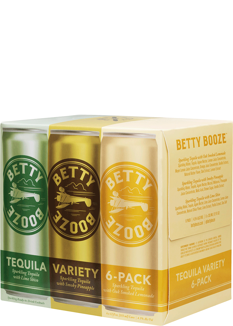 Betty Booze Sparkling Tequila Variety | Total Wine & More