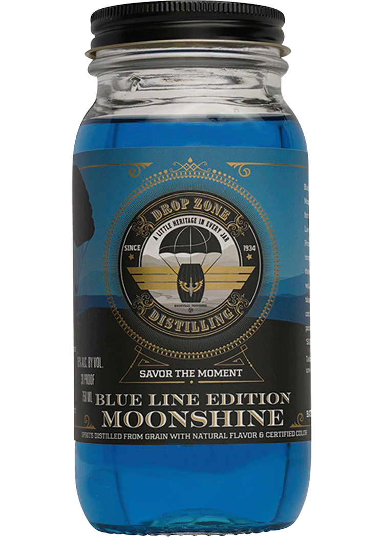 Drop Zone Blue Line Edition Moonshine | Total Wine & More