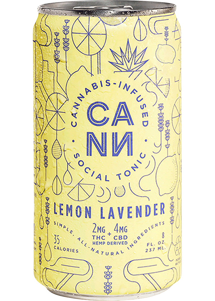 CANN THC 2mg Lemon Lavender | Total Wine & More