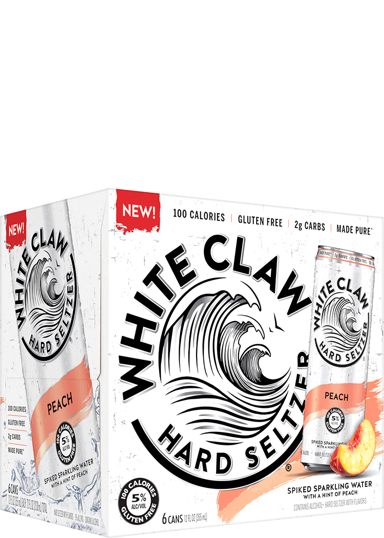 White Claw Hard Seltzer Peach | Total Wine & More