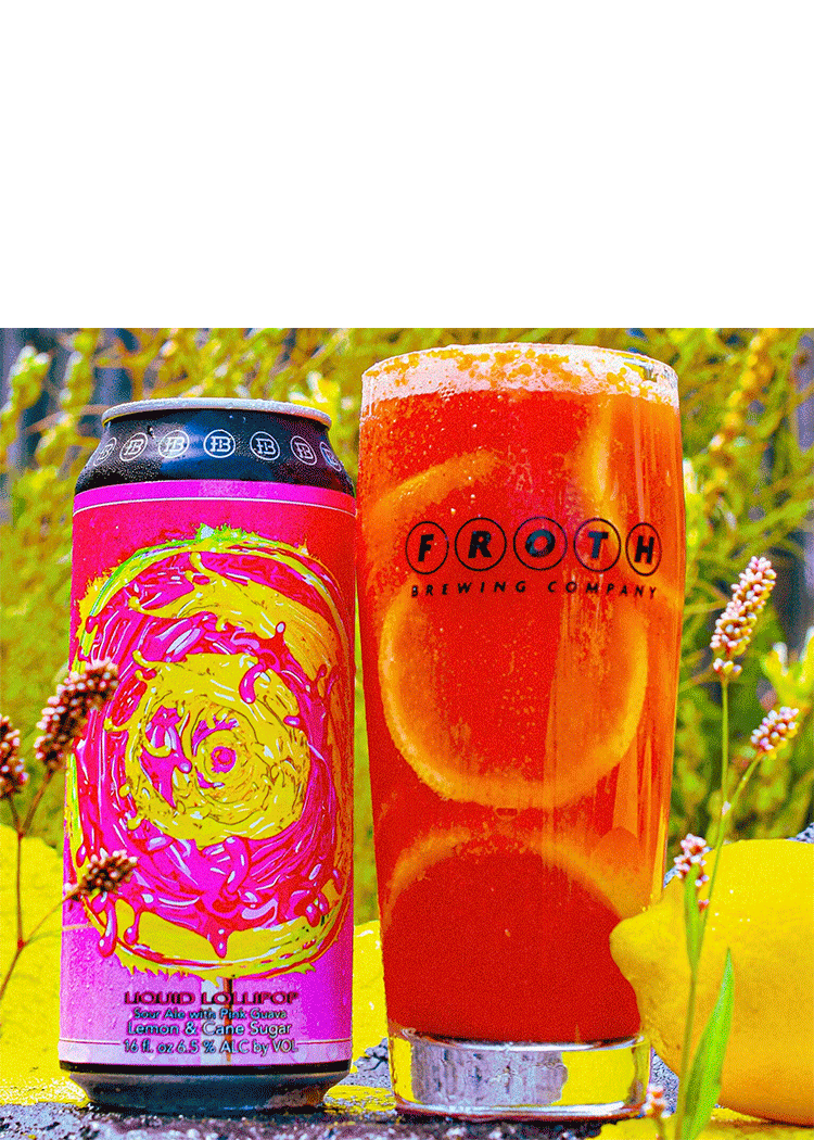 Froth Lollipop Pink Guava Lemonade | Total Wine & More