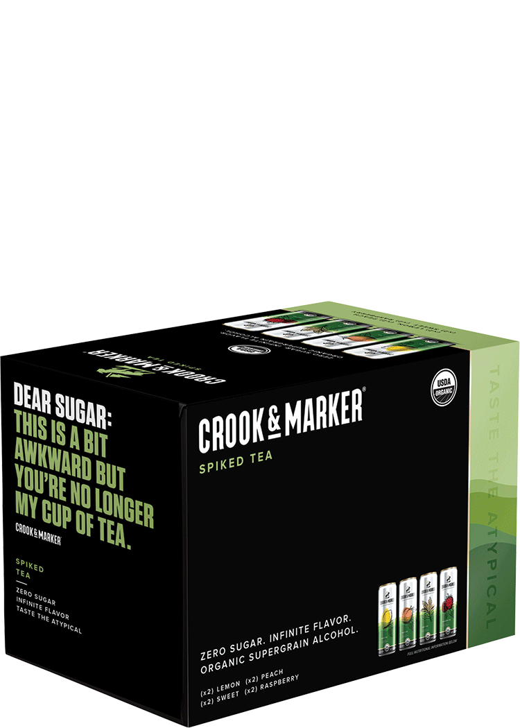 Crook & Marker Spiked Teas Variety Pack | Total Wine & More