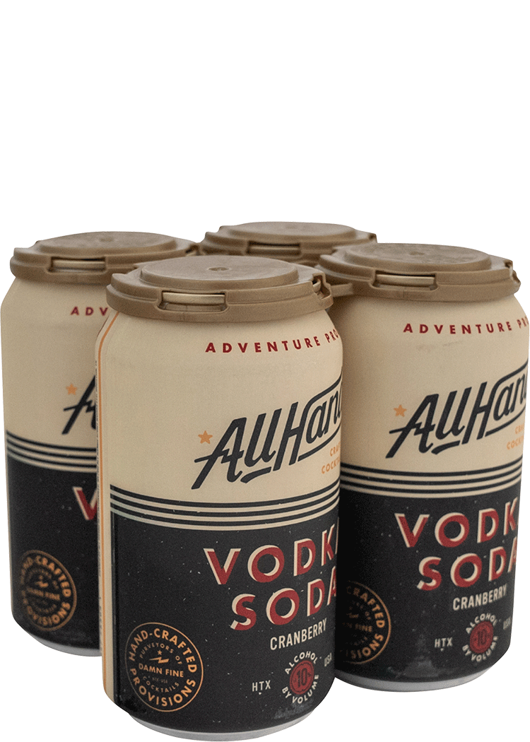 All Hands Vodka Soda Cranberry | Total Wine & More