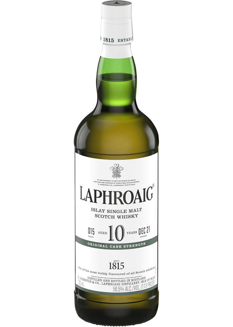 Laphroaig 10 Year Cask Strength Batch 15 Scotch Whisky | Total Wine & More