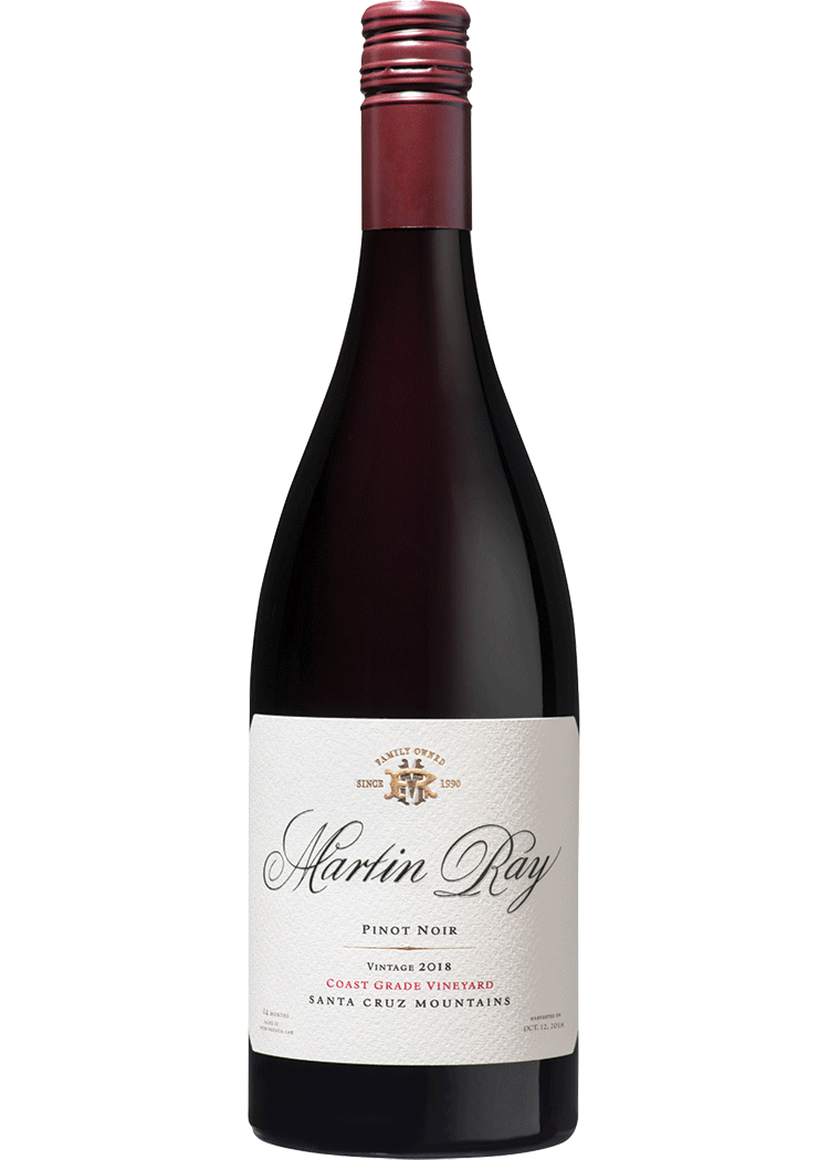 Martin Ray Pinot Noir Santa Cruz Mountains Coast Grade Vineyard | Total ...