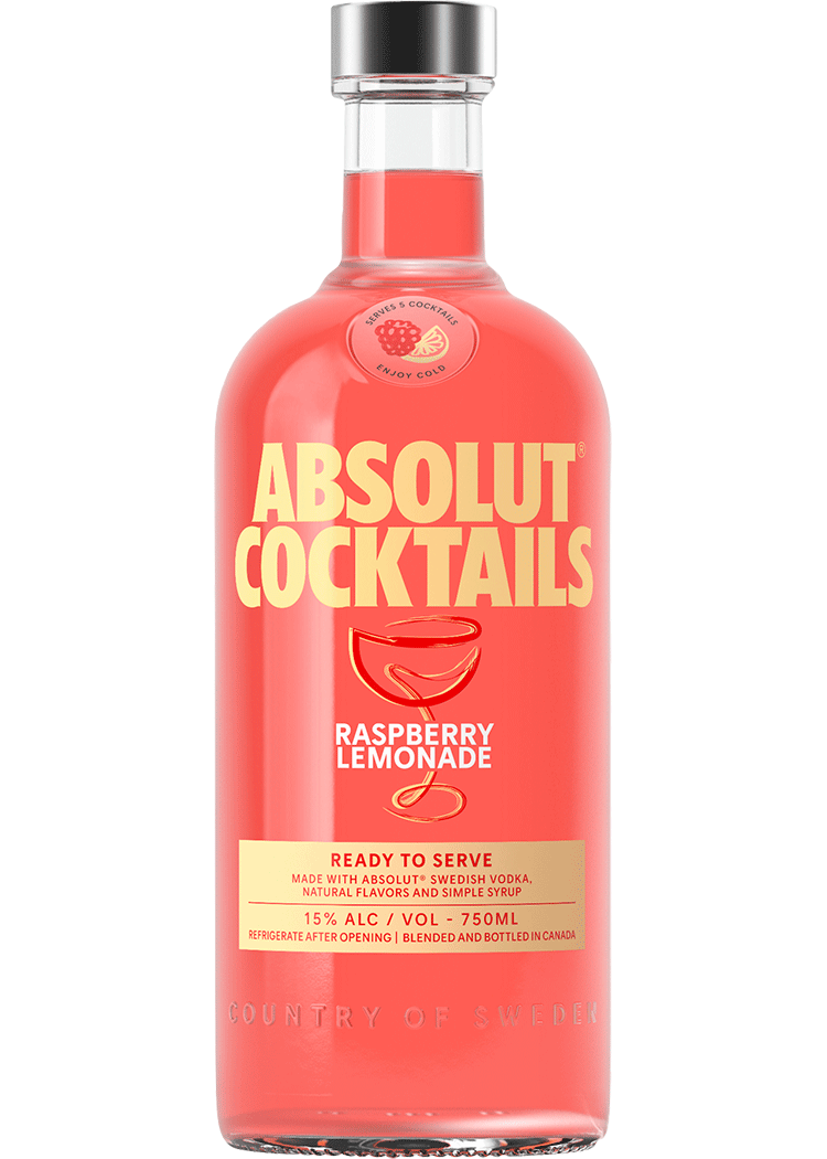 Absolut Cocktails Raspberry Lemonade | Total Wine & More