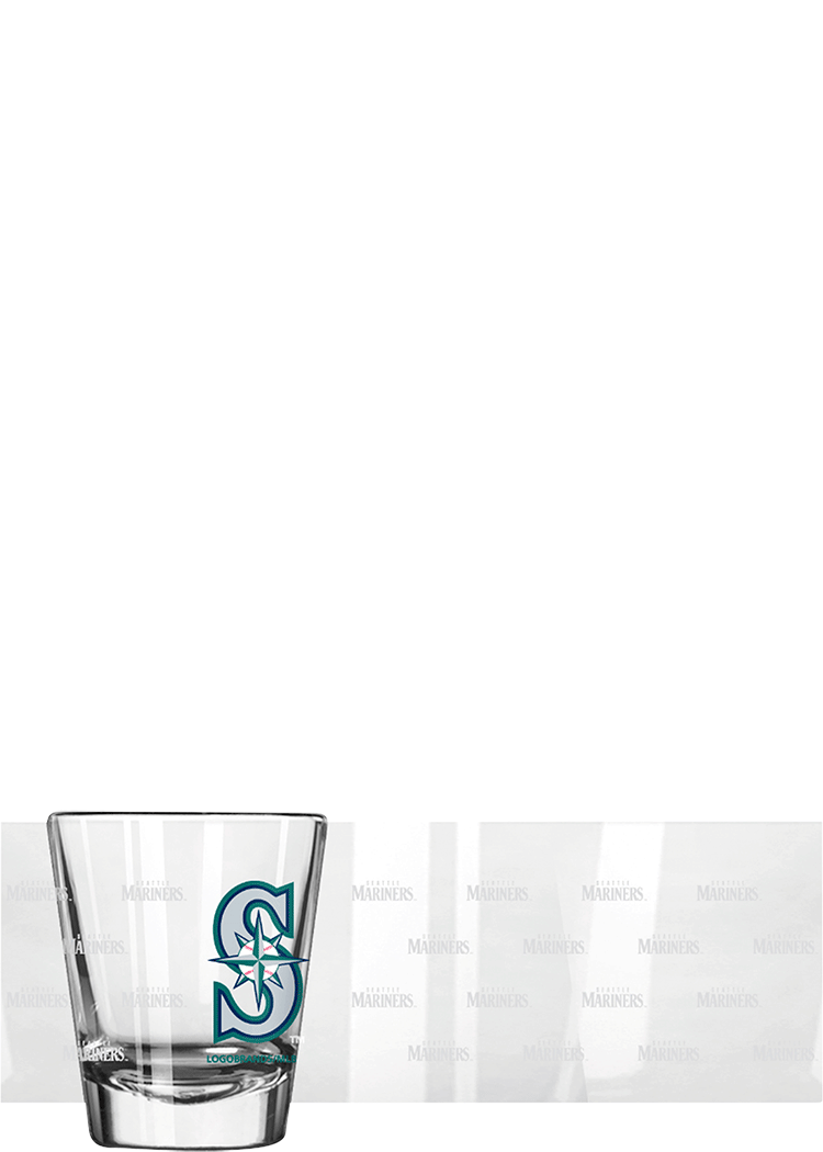 Seattle Mariners 2oz Trident Satin Etch Shot Glass | Total Wine & More