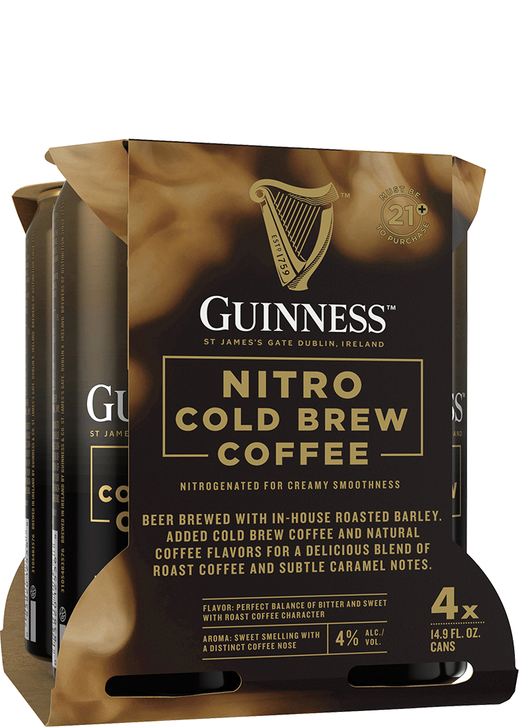 Guinness Nitro Cold Brew Coffee Stout | Total Wine & More