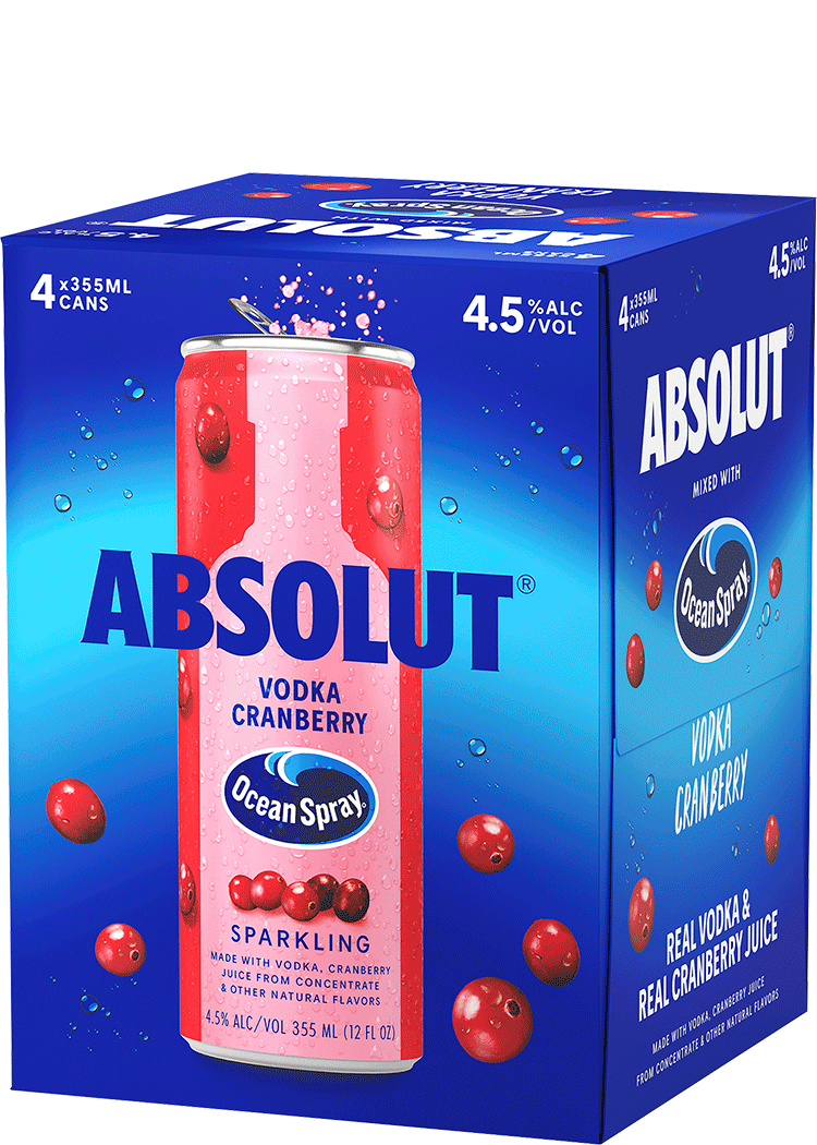 Absolut Ocean Spray Vodka Cranberry | Total Wine & More