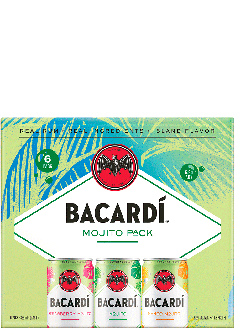 Bacardi Cocktails Mojito Variety Pack | Total Wine & More