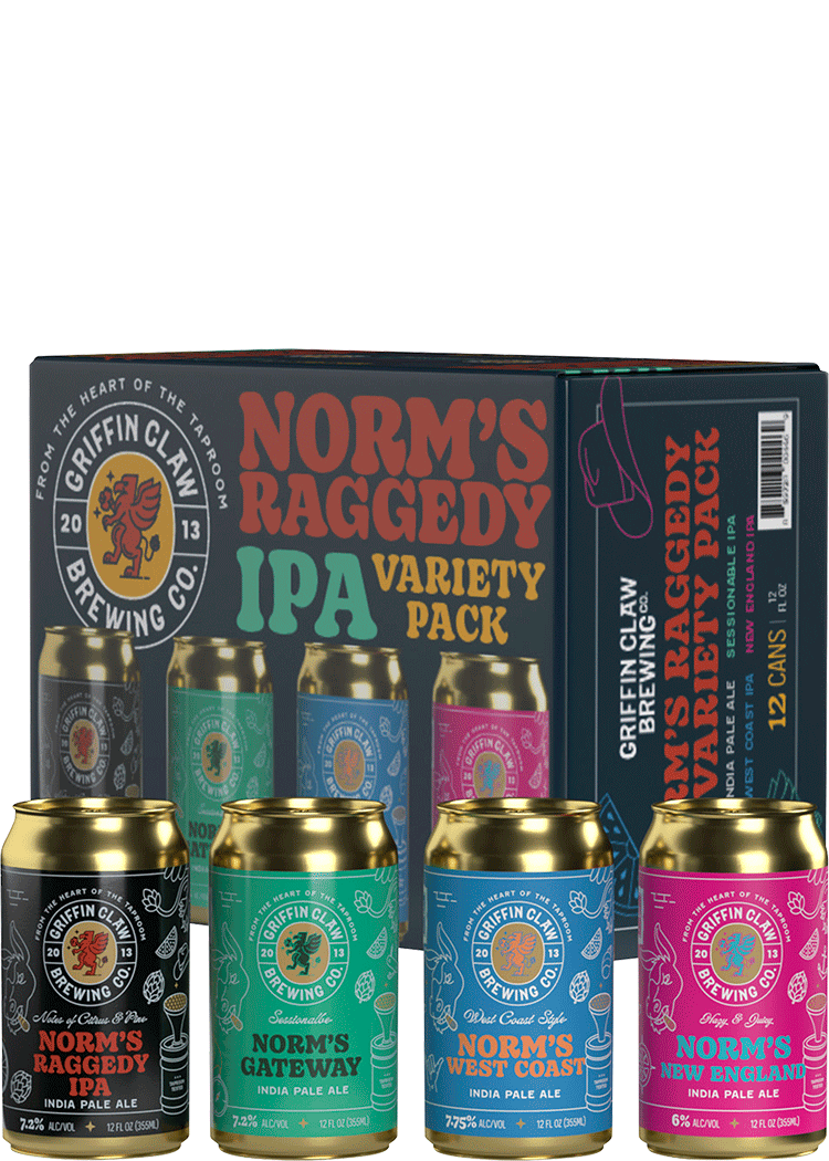 Griffin Claw Norm's Raggedy IPA Variety Pack | Total Wine & More