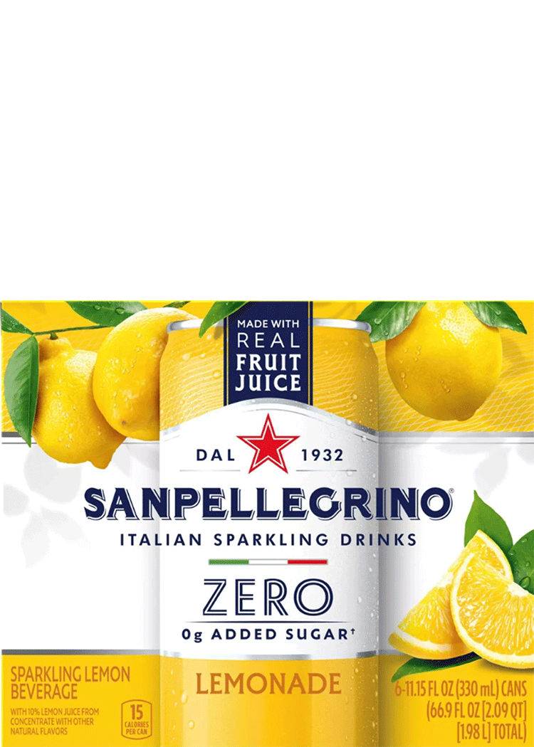 San Pellegrino Zero Lemonade | Total Wine & More