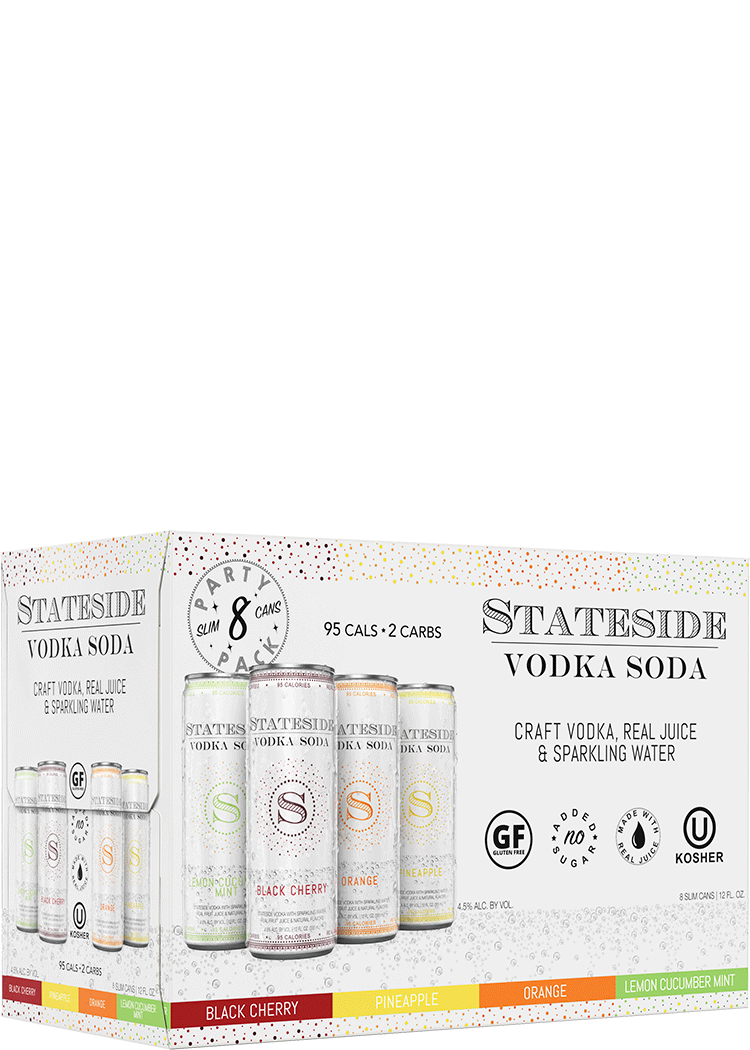 Stateside Vodka Soda Variety Pack | Total Wine & More