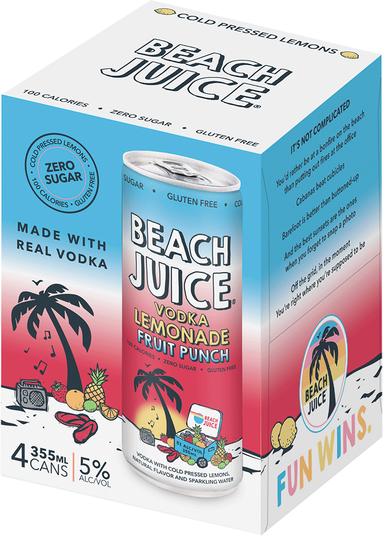 Beach Juice Vodka Lemonade Fruit Punch | Total Wine & More
