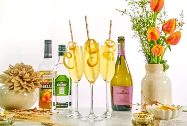 Peach Fizz Cocktail Recipe | Total Wine & More