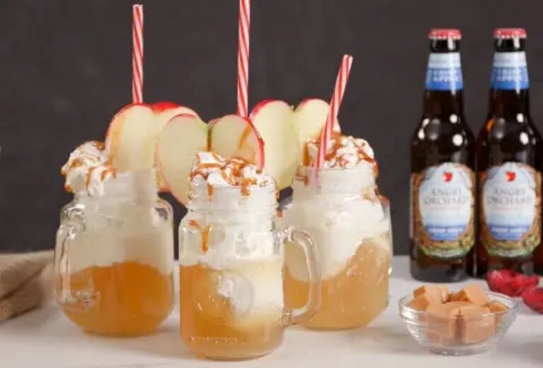 Hard Apple Cider Float Cocktail Recipe | Total Wine & More