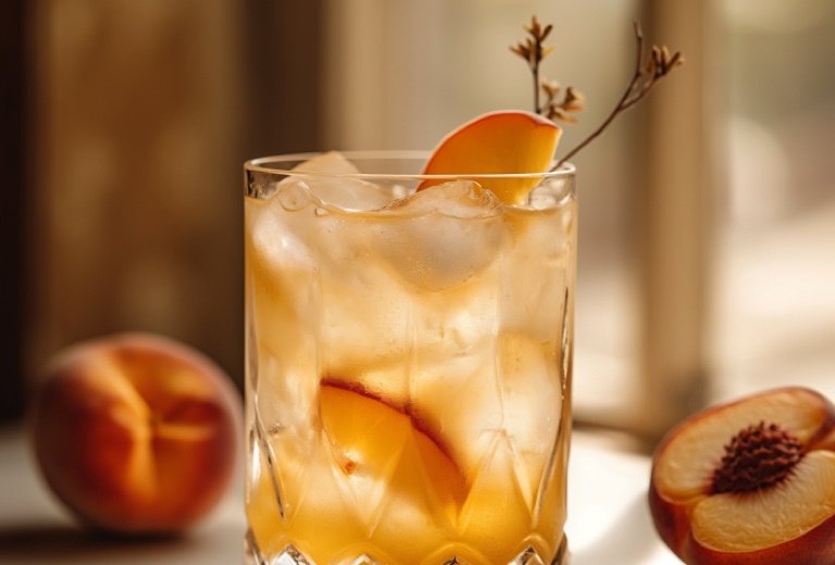 Peach Cooler Cocktail Recipe | Total Wine & More